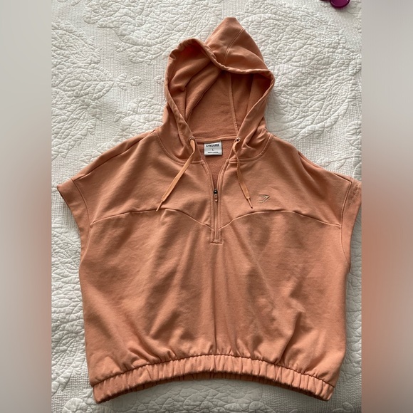 Gymshark | Sweaters | Gymshark X Whitney Simmonscropped Half Zip Hoodie ...